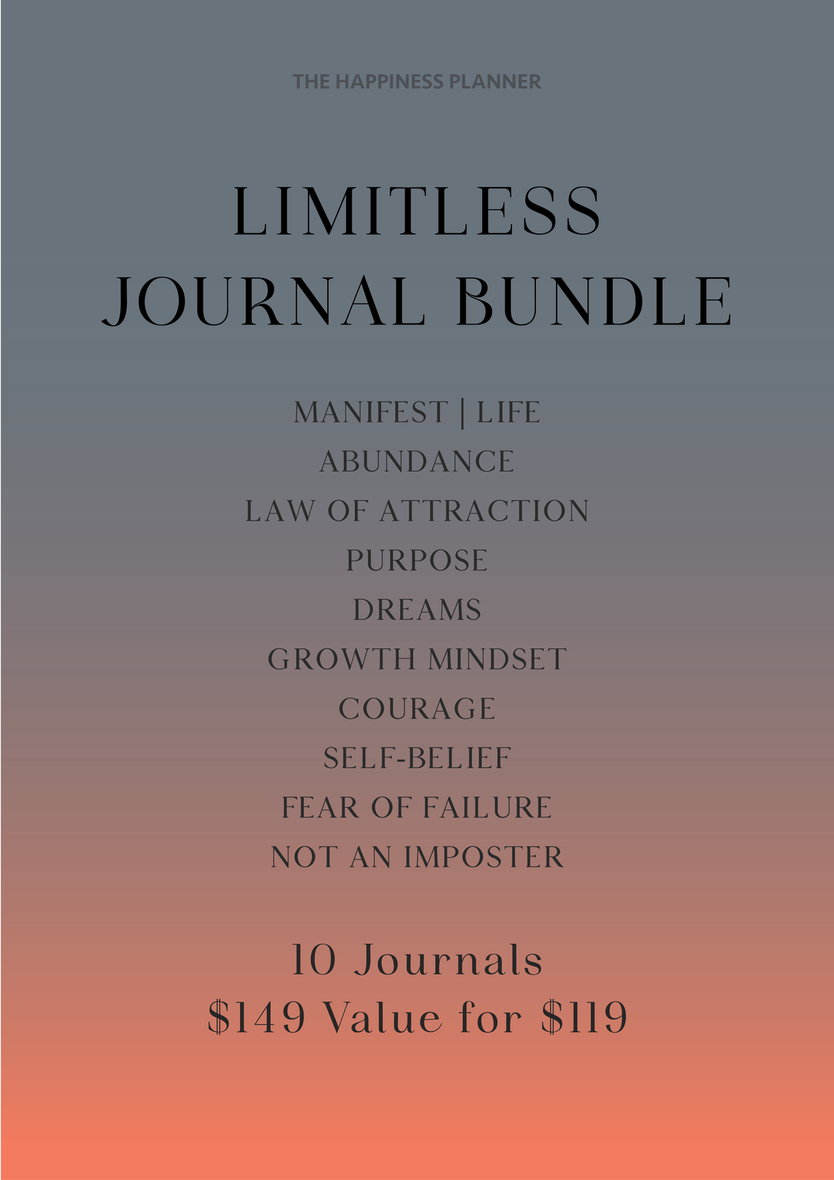 Limitless | Journal Bundle – The Happiness Planner®