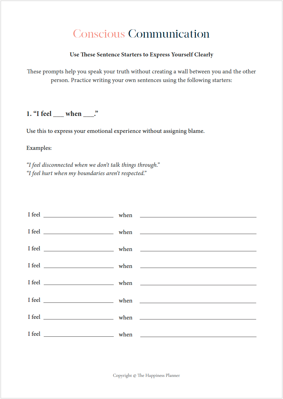 The Communication Toolkit – The Happiness Planner®