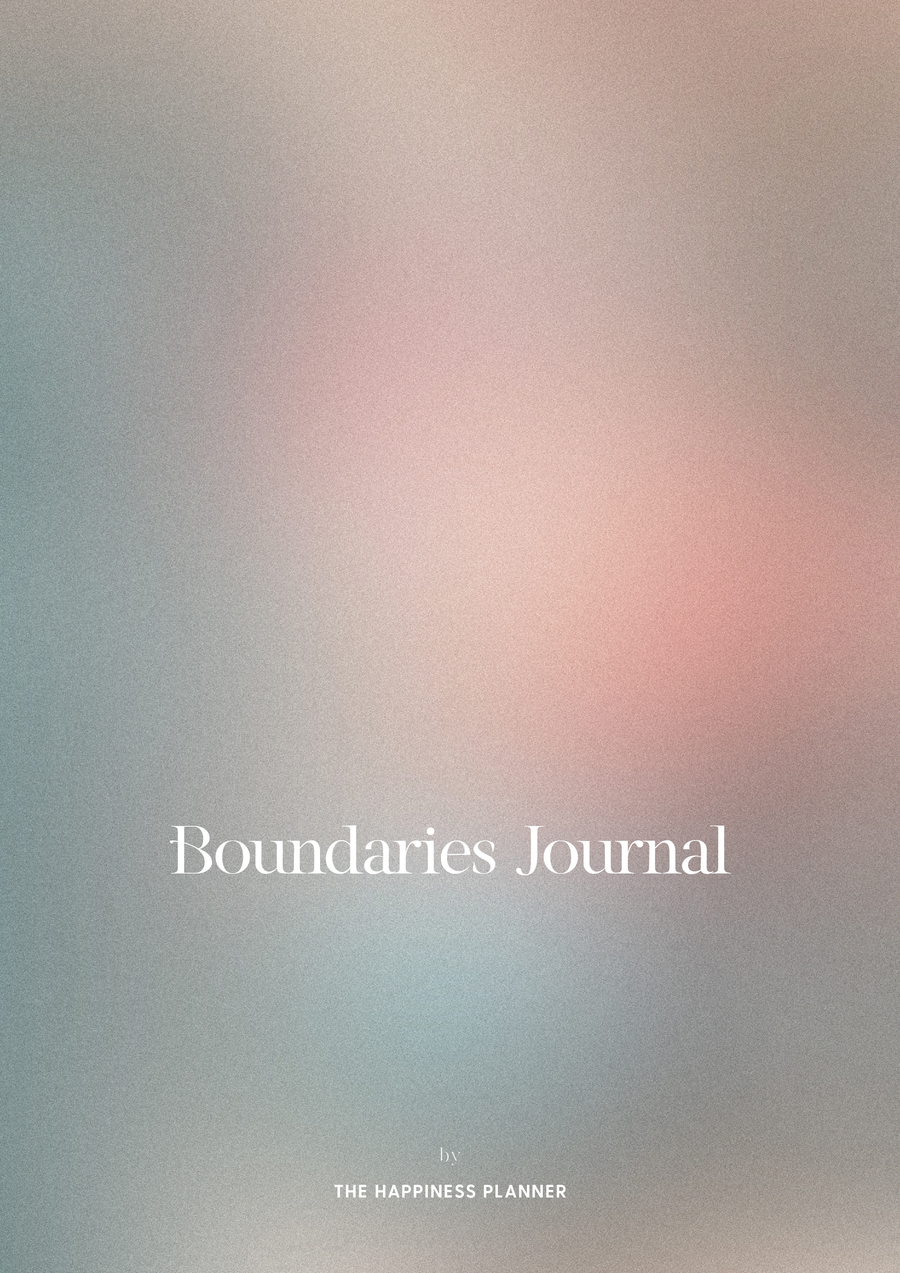 Boundaries Journal | The Happiness Planner®