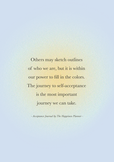 Acceptance Journal | The Happiness Planner®
