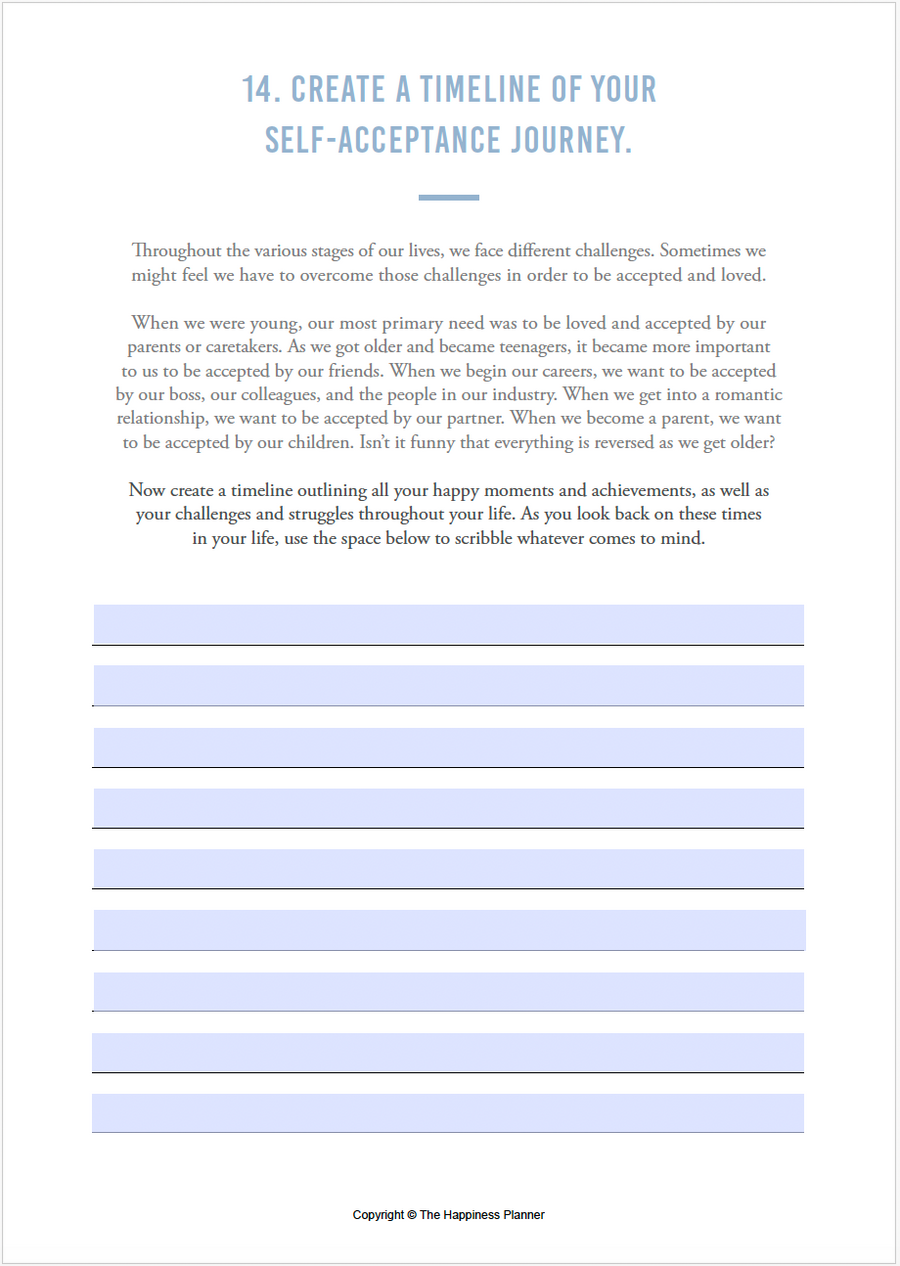 Acceptance Journal | The Happiness Planner®