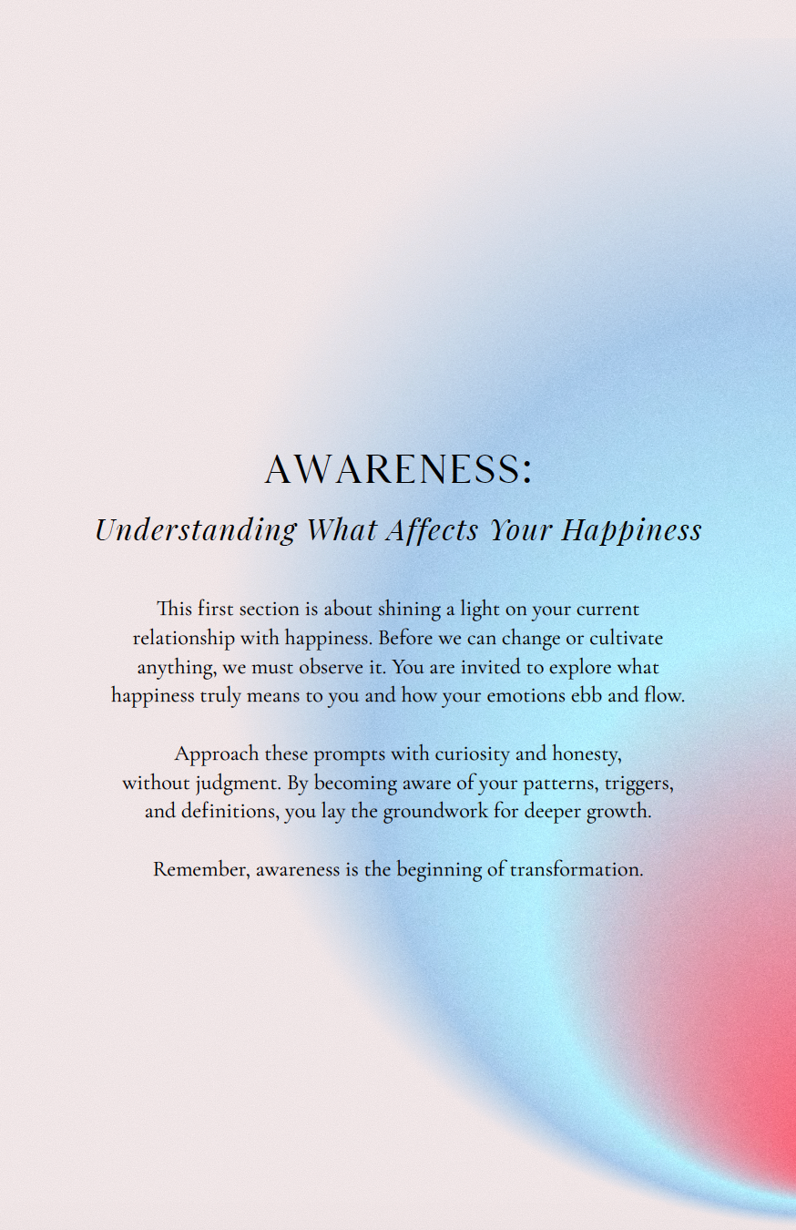 Happiness from the Inside Out Journal – The Happiness Planner®