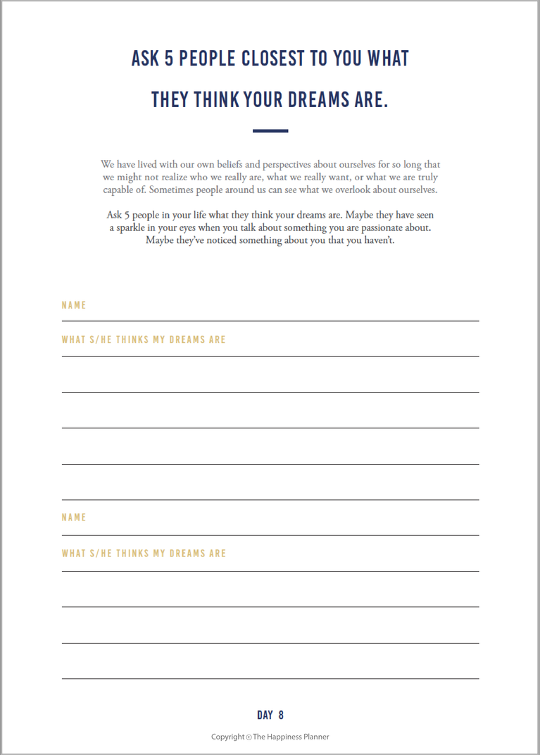 Dreams Journal – The Happiness Planner®