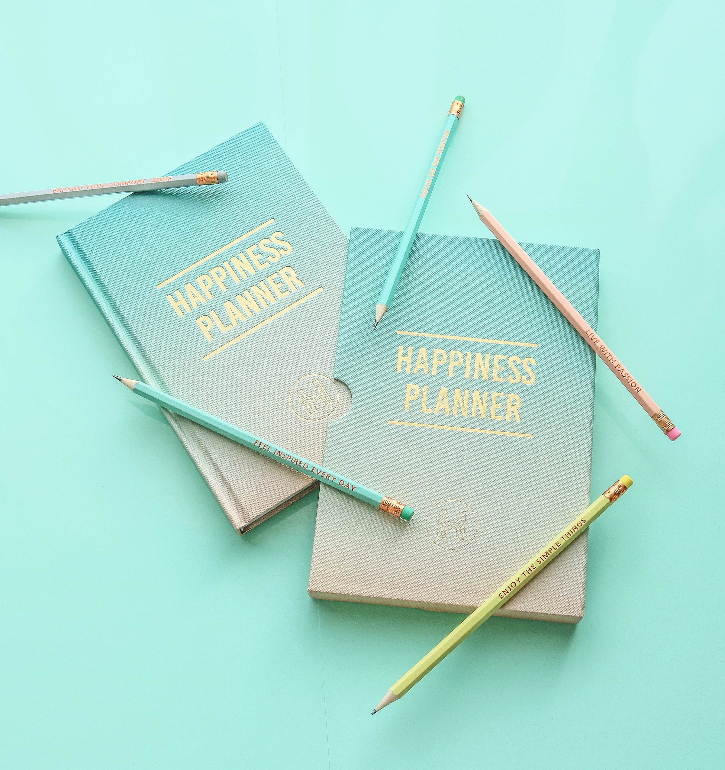 The 100-Day Happiness Planner | Mint & Cream | The Happiness Planner®