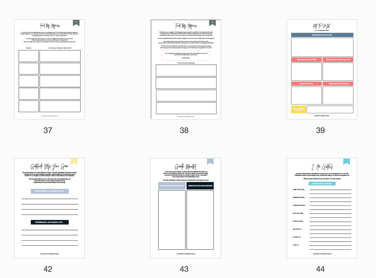 Personal Development, Wellness, CBT Printables and Worksheets – The ...