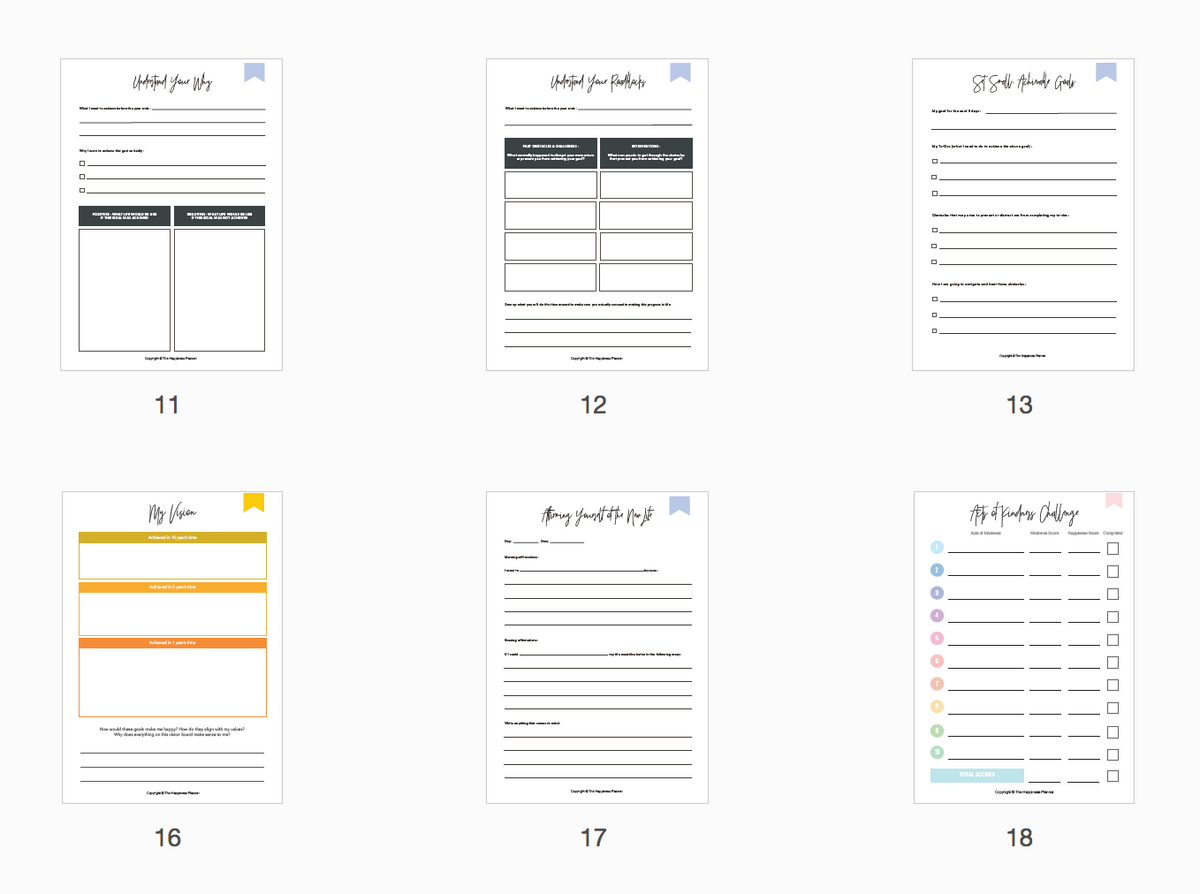 Personal Development, Wellness, CBT Printables and Worksheets – The ...