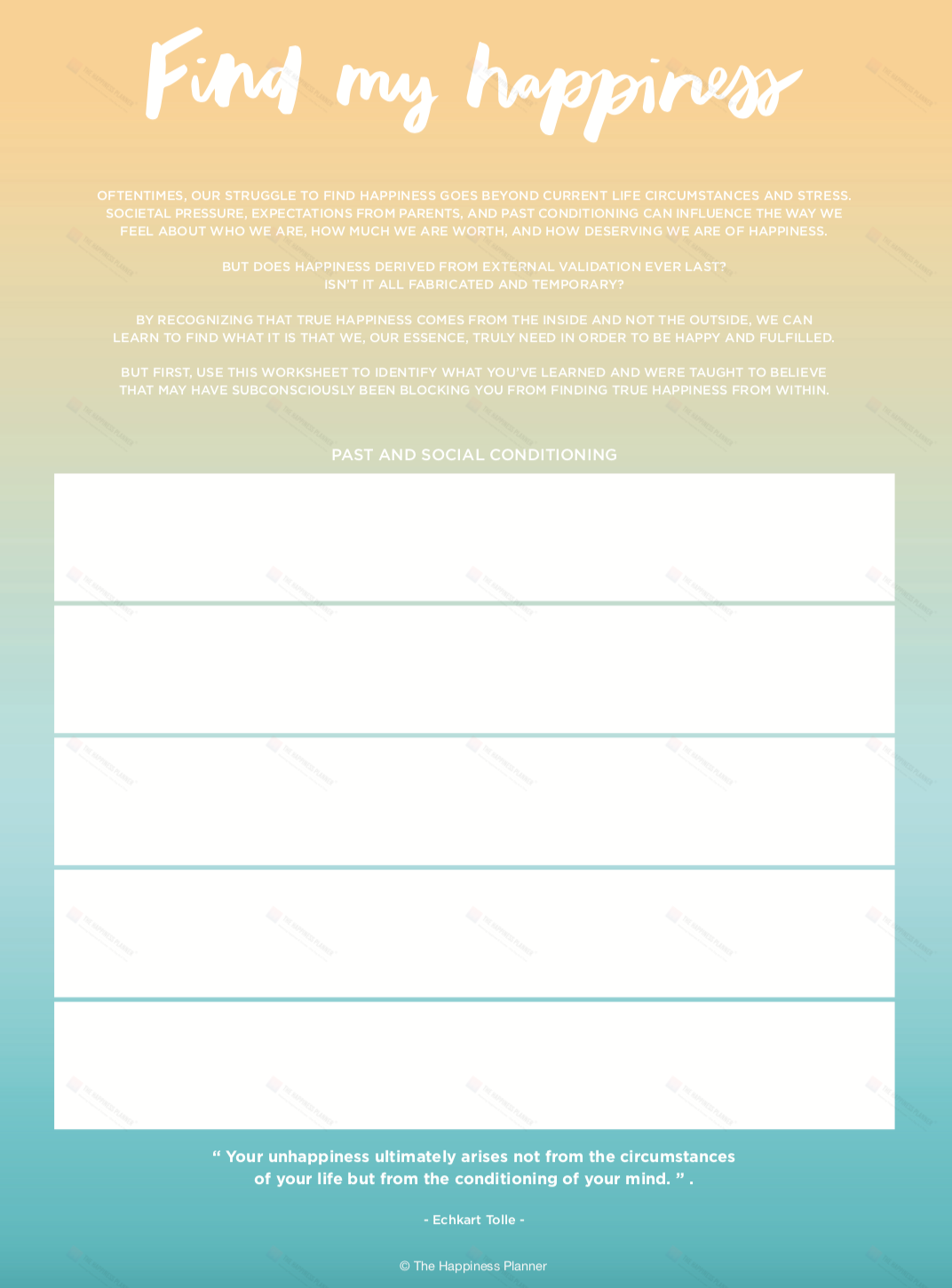 Premium Printables: #Happiness – The Happiness Planner®