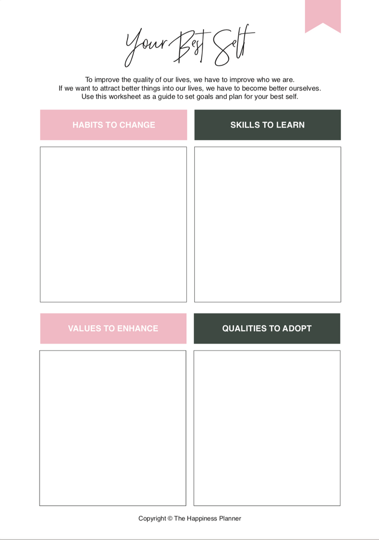 Printables: #SelfAwareness – The Happiness Planner®