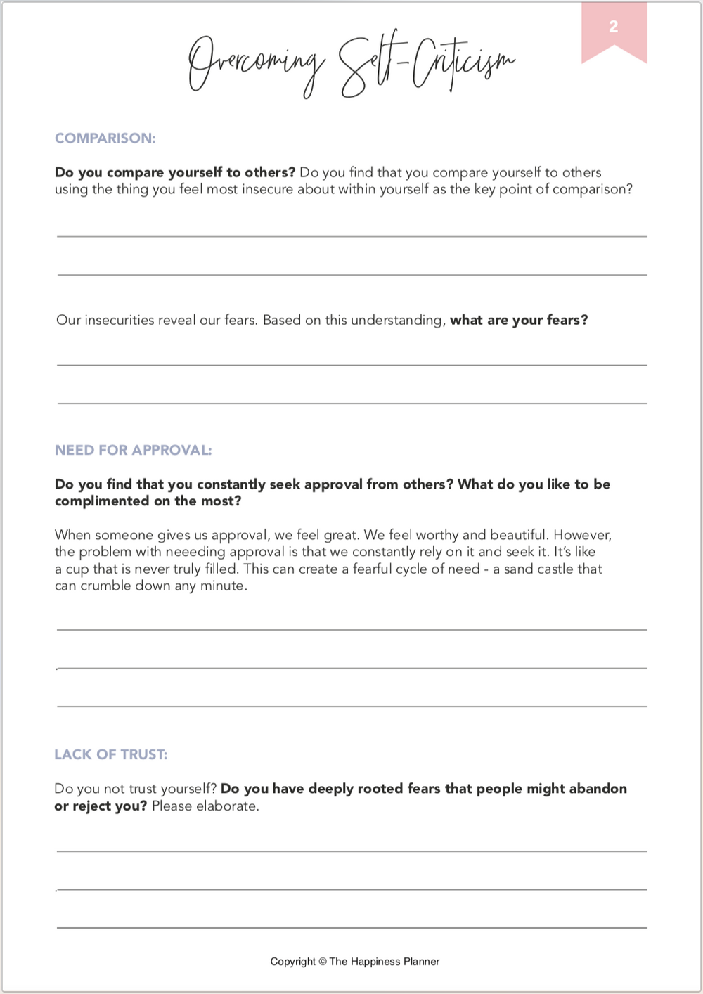 Printables: #SelfLove – The Happiness Planner®