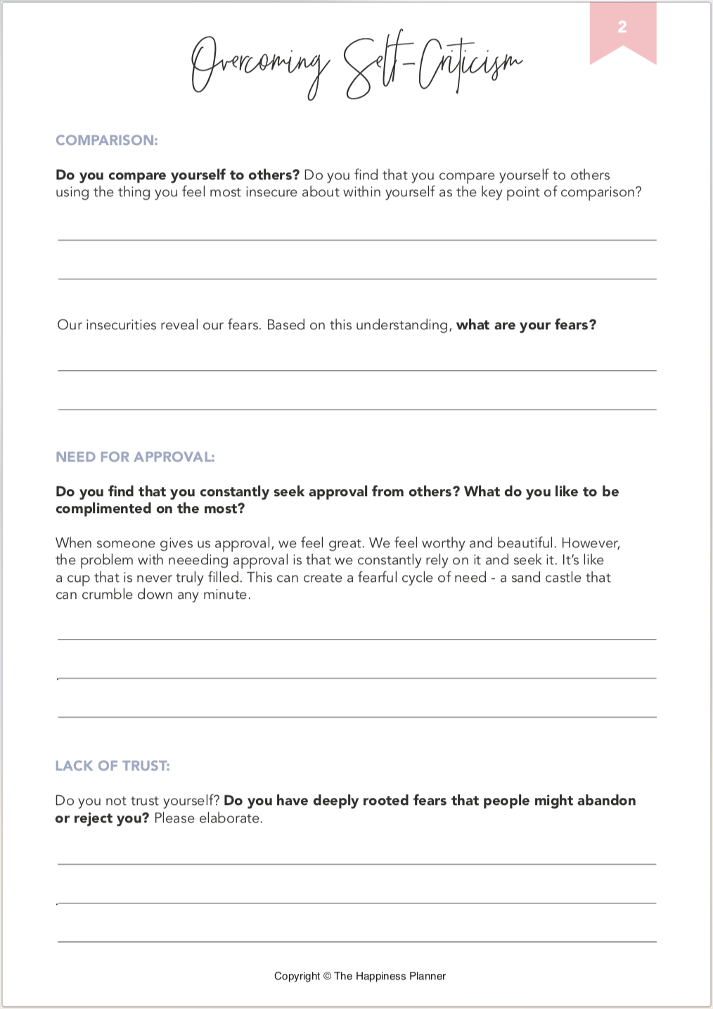 Printables: #SelfLove – The Happiness Planner®