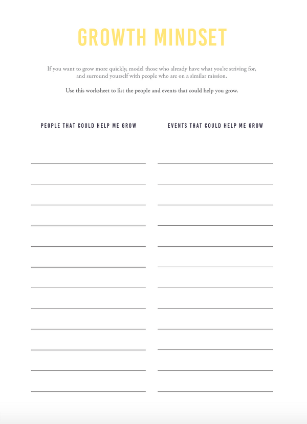 Explore Your Inner World | Growth Mindset Journal (digital) | The ...