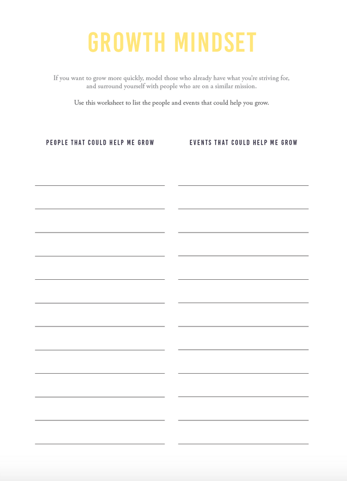 Explore Your Inner World | Growth Mindset Journal (digital) | The ...