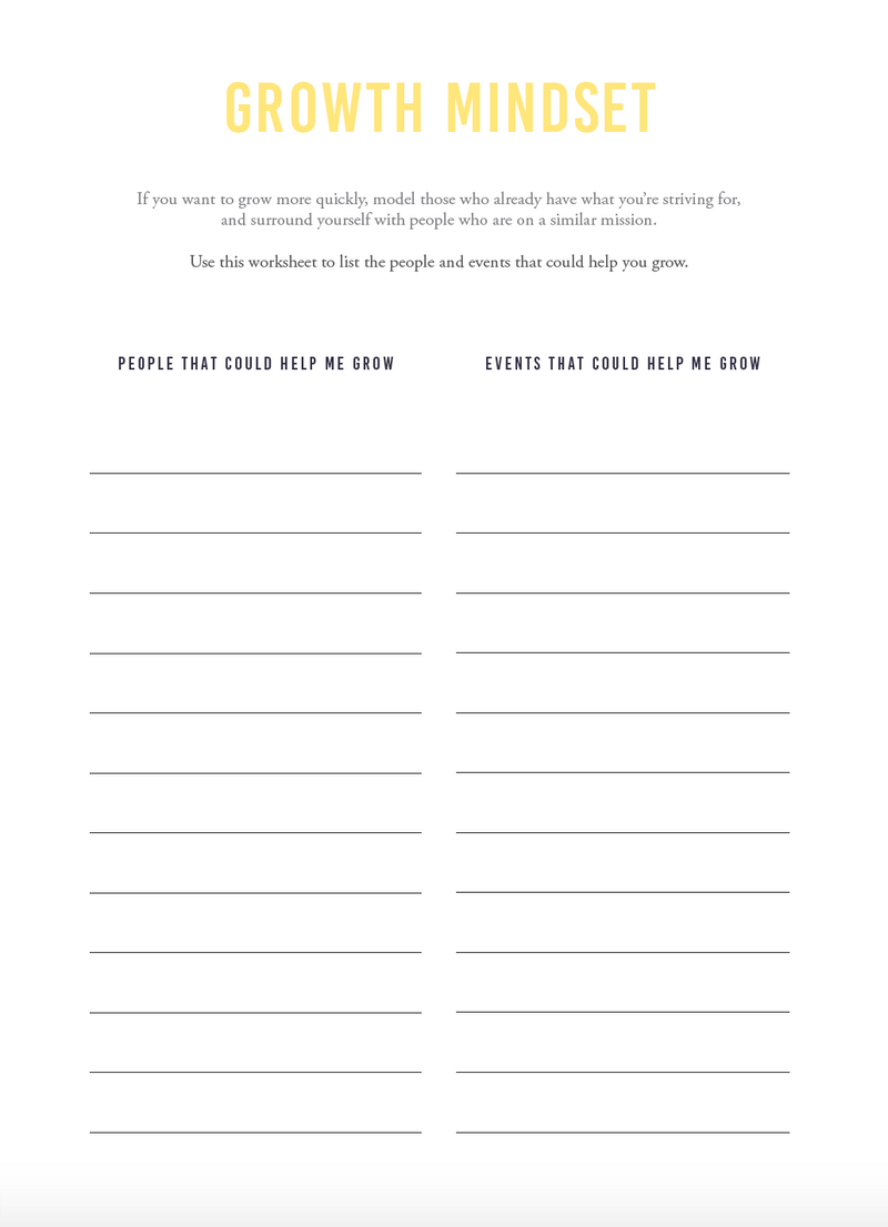 Explore Your Inner World | Growth Mindset Journal (digital) | The ...