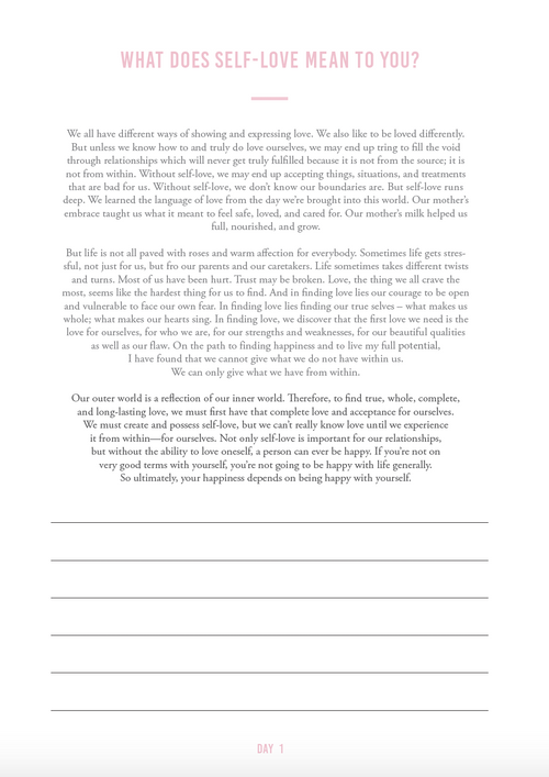 Explore Your Inner World | Self-Love Journal (digital) – The Happiness ...