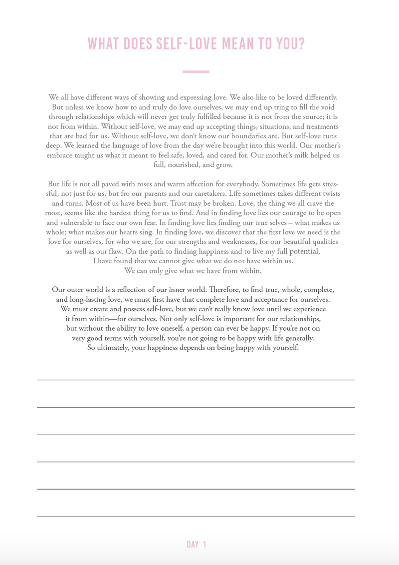 Explore Your Inner World | Self-Love Journal (digital) | The Happiness ...