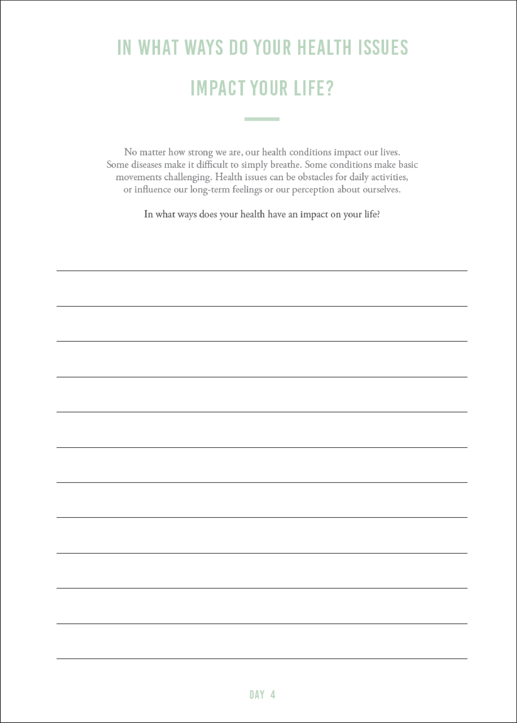 Health Journal | The Happiness Planner®