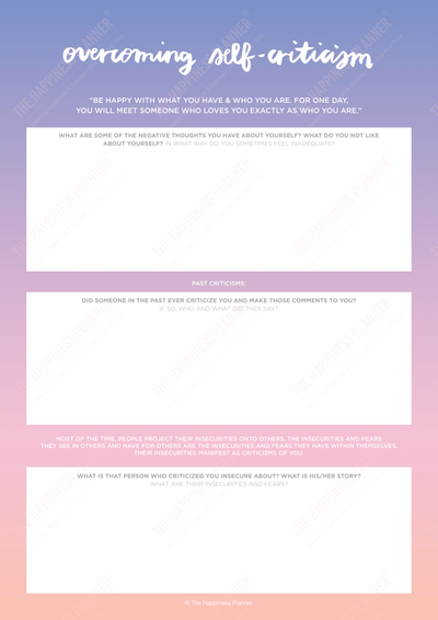 Premium Printables: #SelfLove/SelfCare | The Happiness Planner®