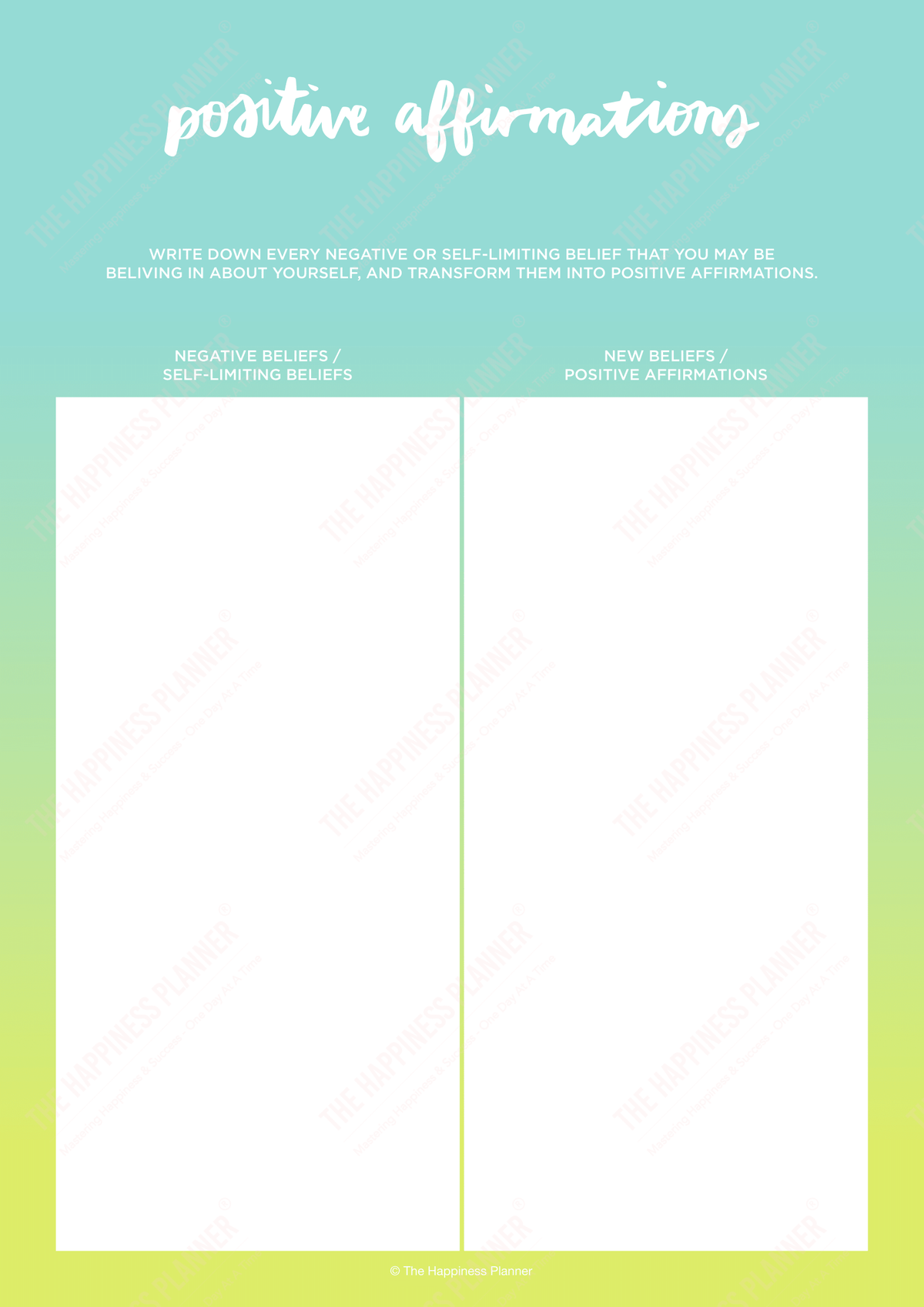 Premium Printables: #SelfLove/SelfCare – The Happiness Planner®